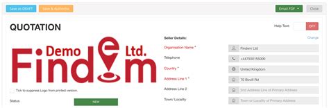 How To Create A Quotation In Edgectp And Send To Freeagent As An