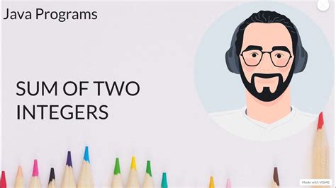 Java Program Addition Of Two Numbers Youtube