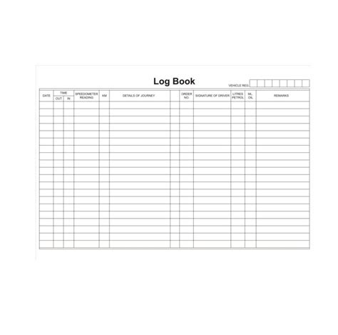 Log Book Army Stores