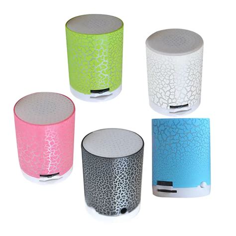 New Portable MINI MP3 Speakers Wireless Hands Free LED Speaker With TF USB FM Sound Music For