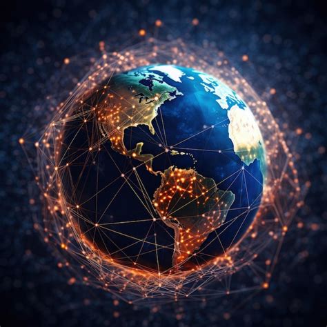 Premium Ai Image Innovative Communication Tech Concept Of A Globally