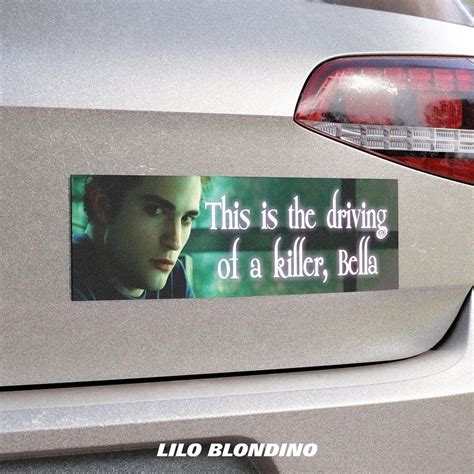 Funny Car Magnet Bumper Meme Sticker Edward Vinyl Sticker Funny Car