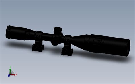 一种玩具枪模型（m110）solidworks 2014模型图纸下载 懒石网