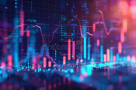Abstract Data Visualization Of Stock Market Stock Illustration Illustration Of Digital
