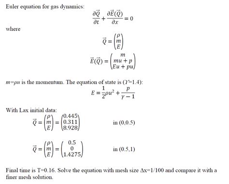 Using Upwind Flux Vector Splitting R K With Artificial Course Hero