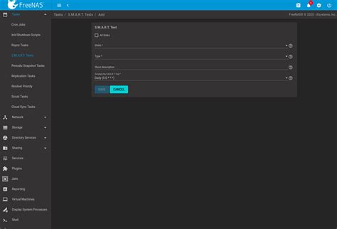 8 Tasks — Freenas®113 U5 User Guide Table Of Contents