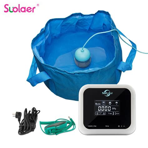 Foot Spa Massager Bath Bucket Foot Detox Machine Ion Detoxifier Ionic