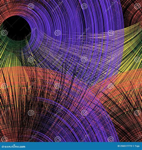 seamless dynamic pattern with intersecting grunge wavy oval elements in pink color on blue