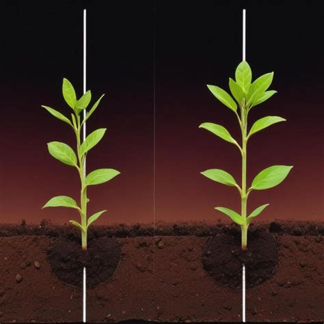 Three Stages Of Plant Growth Seedling Vegetative And Mature Plants Premium Ai Generated Image