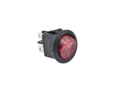 Tube Town Store Rocker Switch Position DPST ON OFF Lighted Red