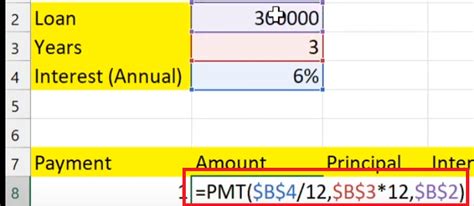 How To Create A Loan Amortization Schedule In Excel A Step By Step Tutorial Exceltutorial