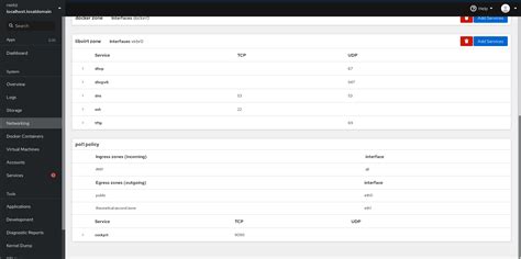 Firewall Page Policies Support · Issue 14445 · Cockpit Project Cockpit · Github