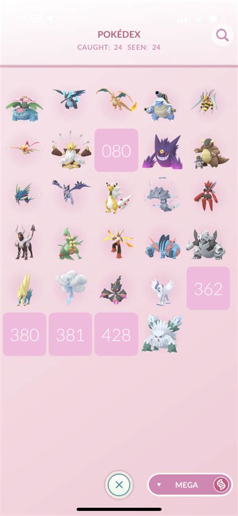 I Know Im Missing Mega Lopunny Slowbro And Latio As But What Is The Last One R Pokemongo
