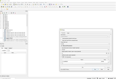 Qgis Gdal Merge Of Raster Fails Geographic Information Systems