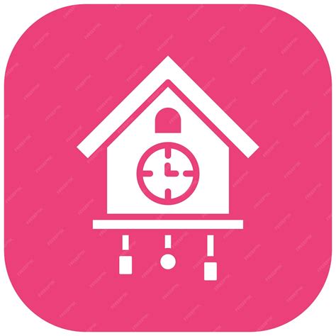 Premium Vector Cuckoo Clock Vector Illustration Style