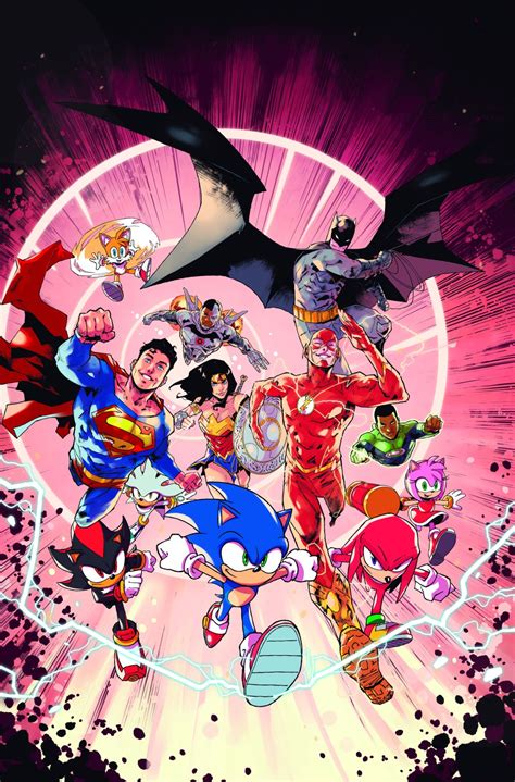Dc Reveals First Look At Sonic The Hedgehog X Justice League Crossover