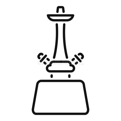 Cloud Computing Data Center Server Transferring Information Icon Stock Illustration