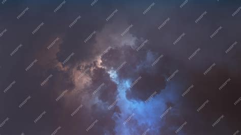 Premium Photo 3d Rendering Of Thunderclouds With Bright Lightning Flashes