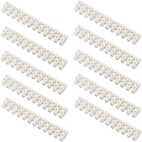 Pcs Terminal Block Position Electrical Connector Block Dual Rows Wire Connector For