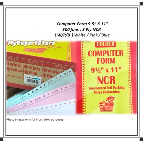 Eco Form Ncr Computer Form 1ply 2ply 3ply 4ply Computer Paper 9 5x 11 1ply2up 2ply2up