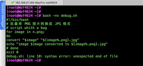 Linux Shell脚本调试方法 charseki 博客园