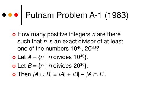 Ppt Counting Elements Of Disjoint Sets The Addition Rule Powerpoint