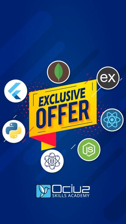 Ociuz Skills Academy On Linkedin Exclusivedeals Pythondjango Datascience Mernstack Flutter
