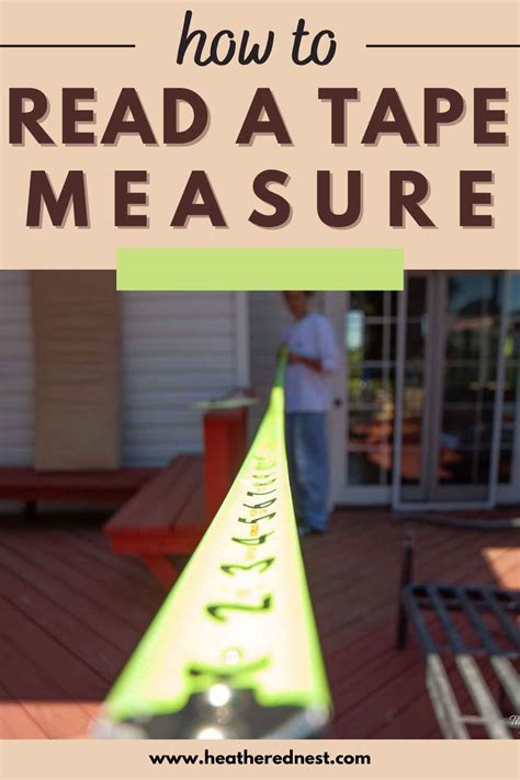 How To Read A Tape Measure Quick Easy Use Guide The Heathered Nest