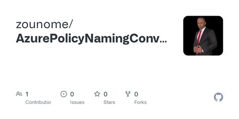 GitHub Zounome AzurePolicyNamingConvention