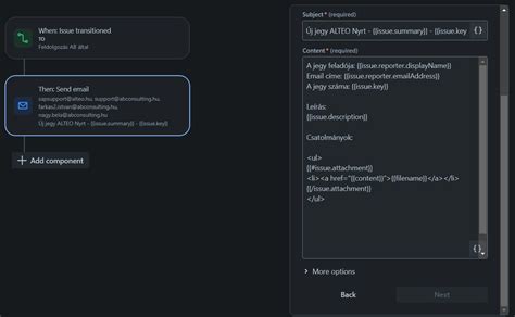 Solved How To Send Email With Issue Content And Comments
