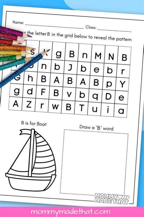 Letter B Worksheets