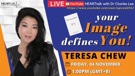 Dr Charles Lee On Linkedin Lets Ask Image Consultant Teresa Dian Chew Which Image Factor Is