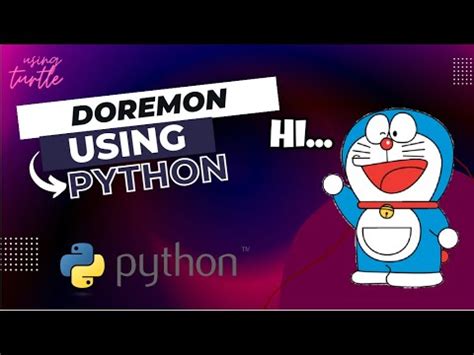 How To Make Doremon Using Python Python Code To Make Doremon Python For Beginners YouTube