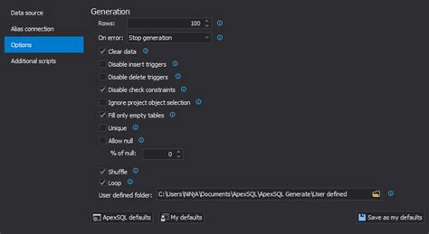 ApexSQL Generate 2018 Screen Shot Tour