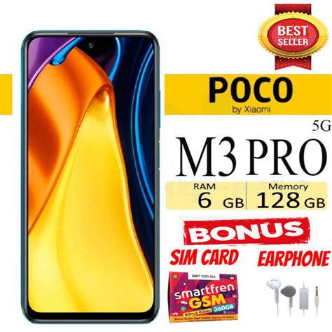Hp Xiaomi Poco M Pro G Gb M Ram Gb Rom Gb Grs Sein Kuning Lazada Indonesia