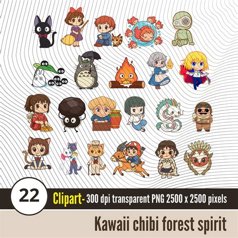 Studio Ghibli Characters Chibi