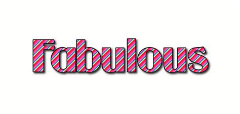 Fabulous Лого Бесплатный инструмент для дизайна имени от Flaming Text