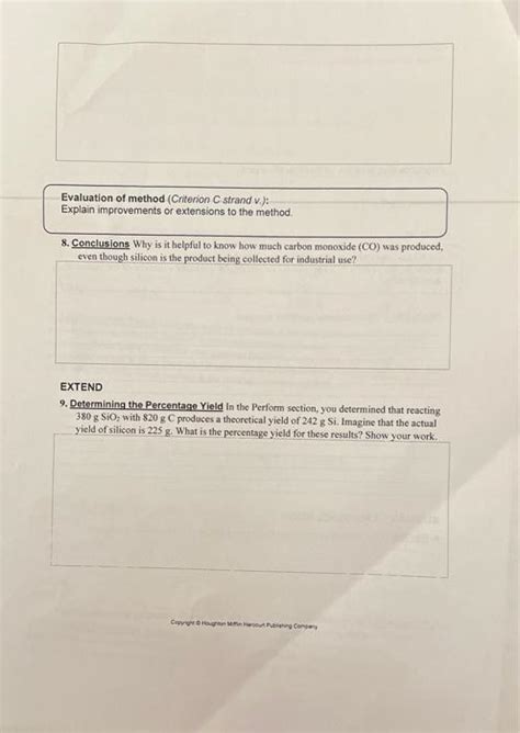 Solved Virtual Lab Determining The Limiting Reactant When Chegg Com