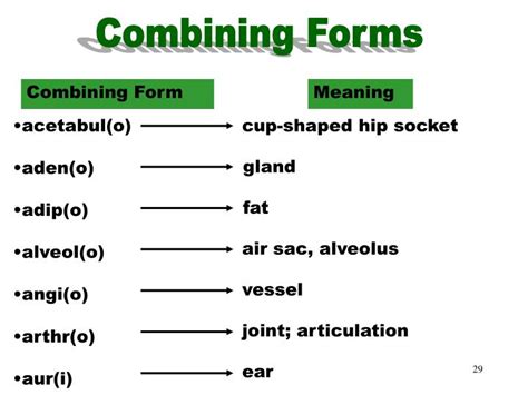 Combining Form