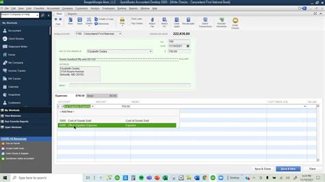 How To Write A Check In QuickBooks YouTube