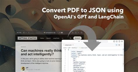 Heres How To Convert A Pdf To Json Using Langchain Gpt