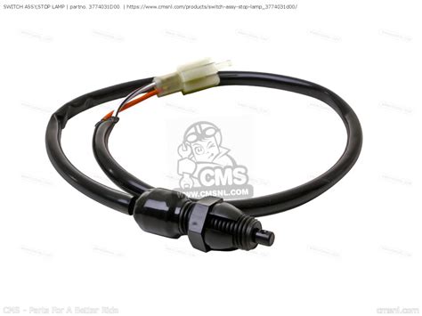 3774031d00 Switch Assystop Lamp Suzuki Buy The 37740 31d00 At Cmsnl