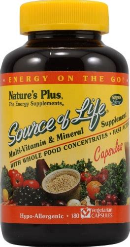Natures Plus Source Of Life Multi Vitamin And Mineral Supplement