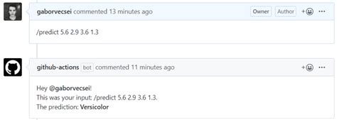 Machine Learning Inference With Github Actions Gábor Vecsei