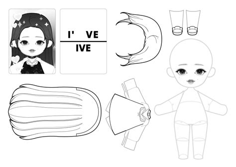 Paper Diy 🖤아이브 미니 앨범 만들기🖤 무료도안 무료배포 네이버 블로그