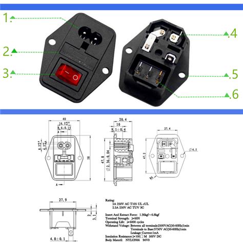 IEC C Input Socket AC Reliable AC Power Solutions