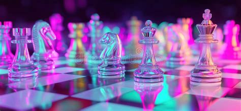 Glass Chess Board Wallpaper