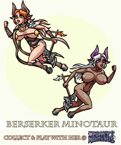 Berserker Minotaur Charge In Game Sprite By Phoenixignis Hentai Foundry