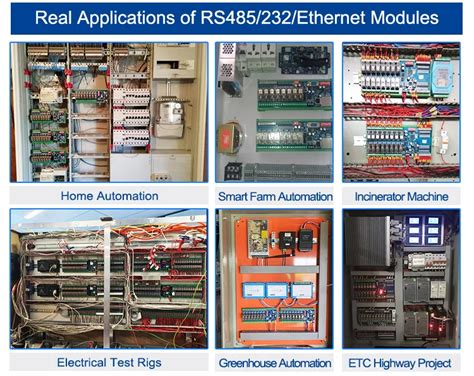 Huaqingjun Modul Keluaran Analog Rs485 8 Saluran 0 20ma Pengambilan Data Komunikasi Modbus Rtu