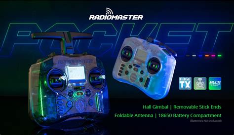 Radiomaster Pocket Radio Controller For Rc Drones Cars And More